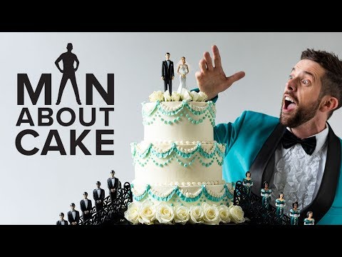 Old School Wedding Cake with a New School Twist | Man About Cake