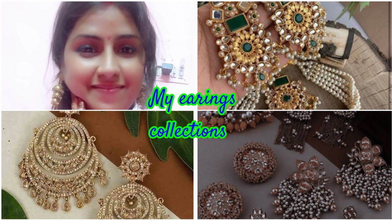 Eearing collections ,how i organize earings ,huge earing collections ...