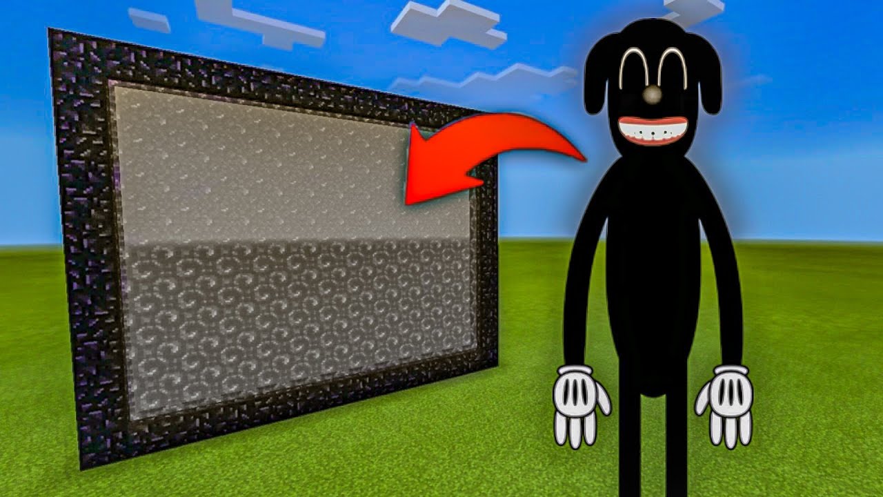 How to Make a PORTAL to CARTOON DOG in Minecraft - YouTube