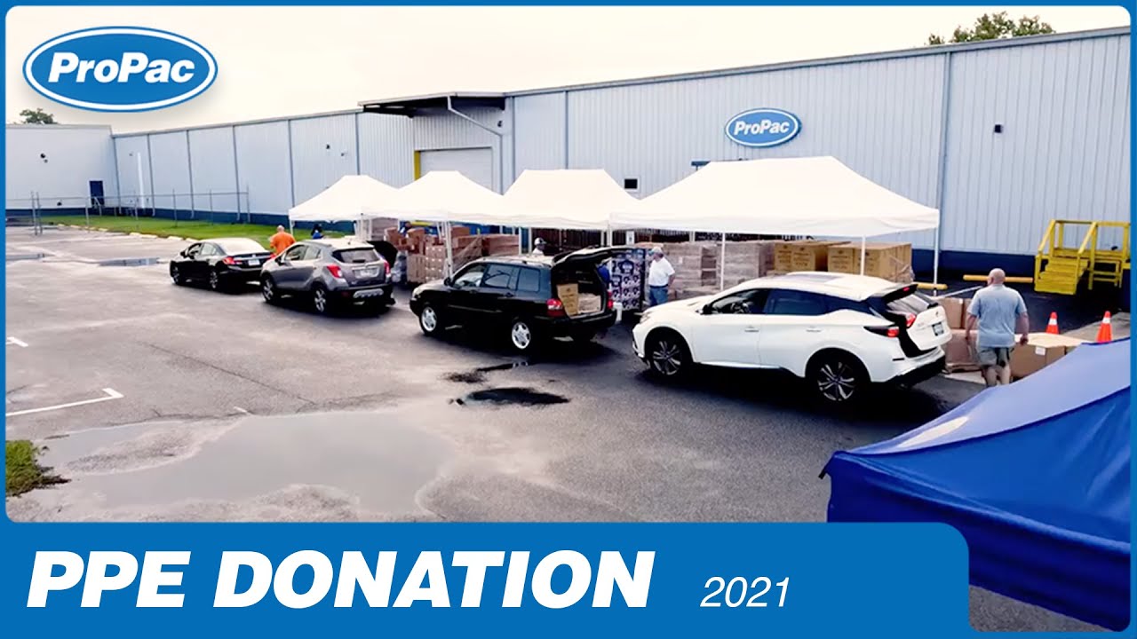 PPE Donation Event | ProPac USA - YouTube