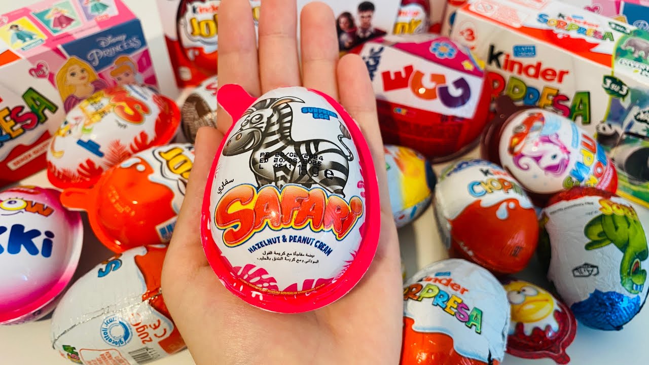 ASMR Unboxing x2 Chocolate Egg - YouTube