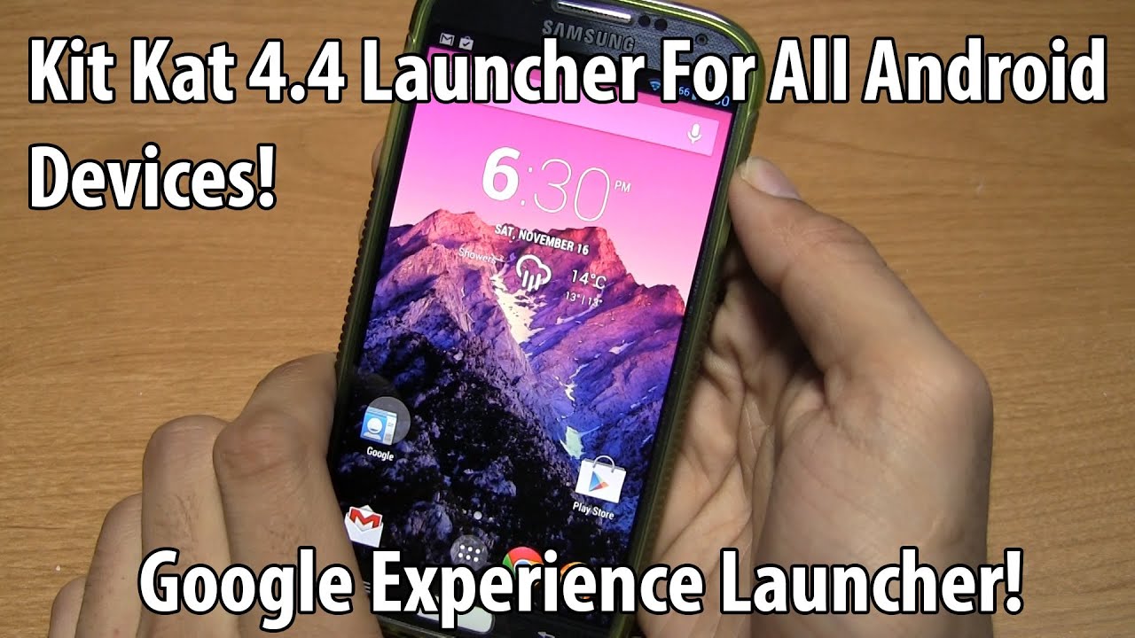 How to Install Nexus 5 Android 4.4 Kit Kat Launcher On Any Android ...