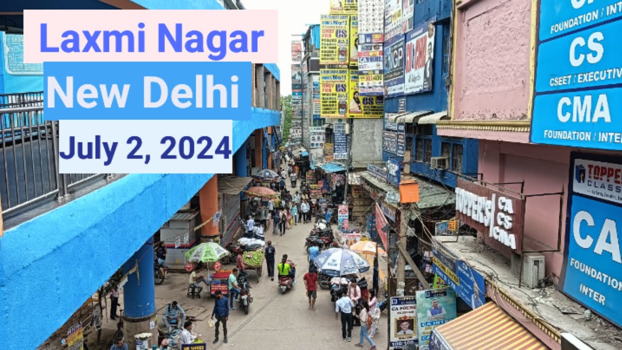 Walking Tour of Main Market, Laxmi Nagar, New Delhi, a vibrant hub of ...