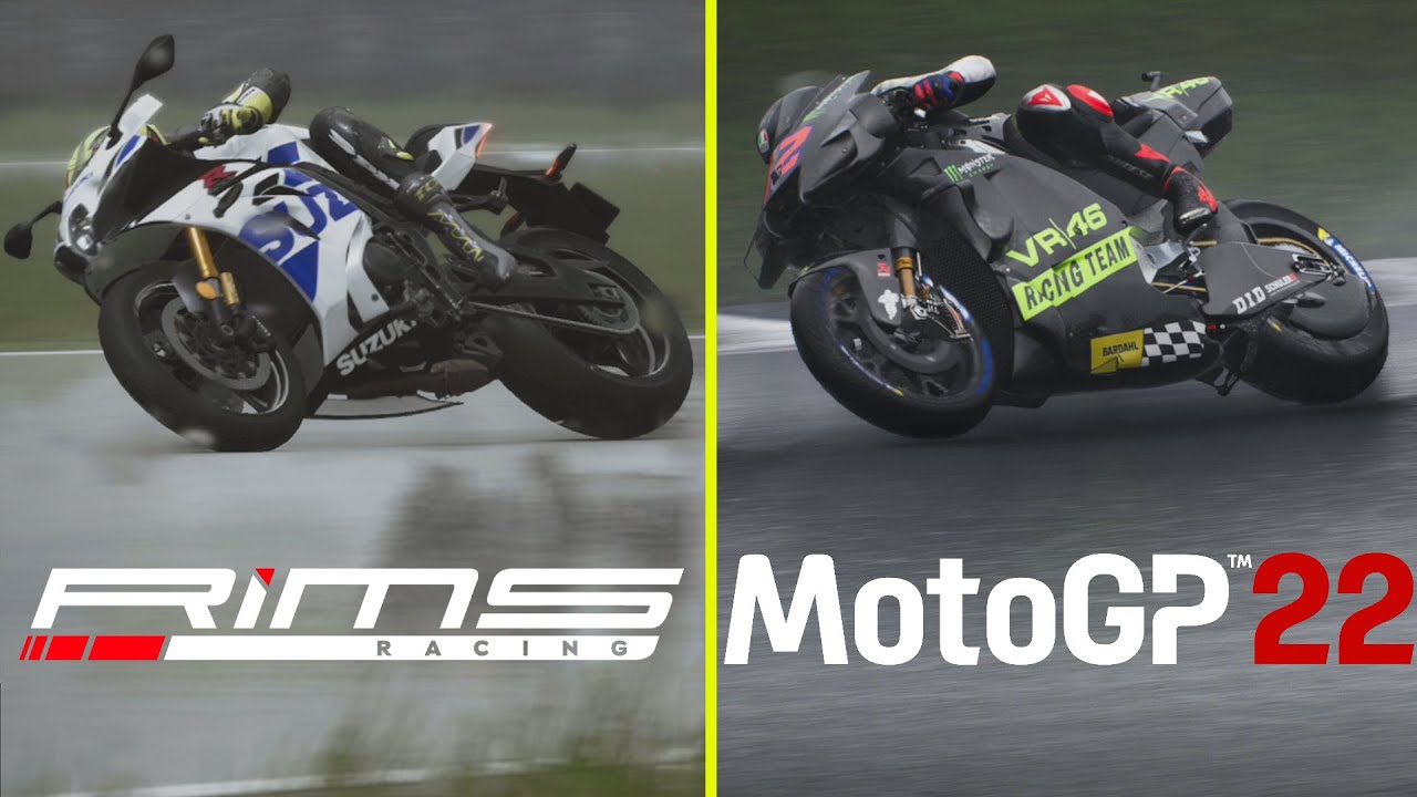 MotoGP 22 vs RiMS Racing PS5 Rain Effect Graphics Comparison ...