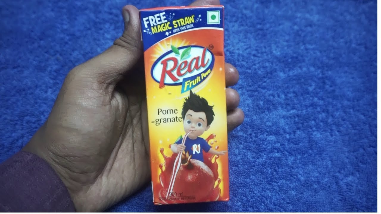 Real Fruit Juice With Free MAGIC STRAW Must Try - YouTube