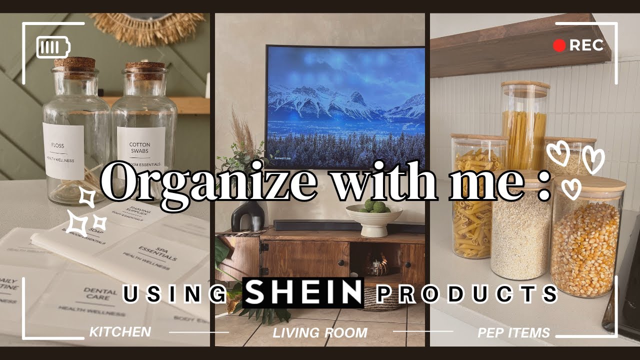 Home Update: Affordable Home Organization SHEIN + PEP Home ITEMS | HAUL ...