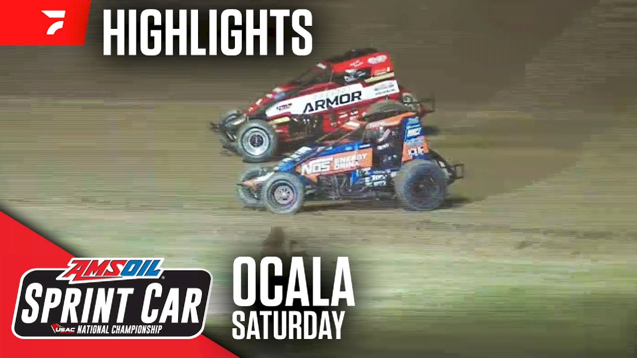 𝑯𝑰𝑮𝑯𝑳𝑰𝑮𝑯𝑻𝑺: Ocala Speedway | USAC AMSOIL National Sprint Cars | Winter ...