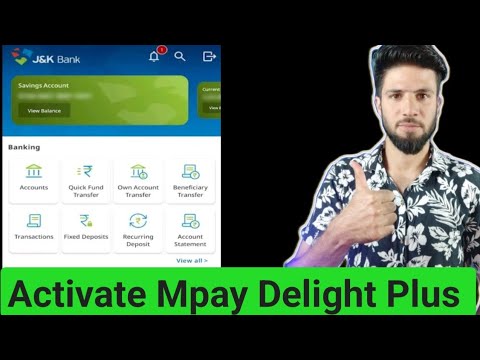 Jk Bank Mpay Delight Plus | Register Mpay Delight Plus - YouTube