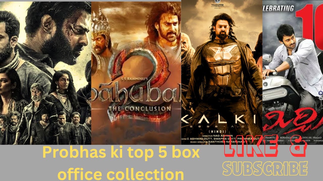 Prabhas Top 5 Blockbuster Movies | Highest Box Office Collection ...