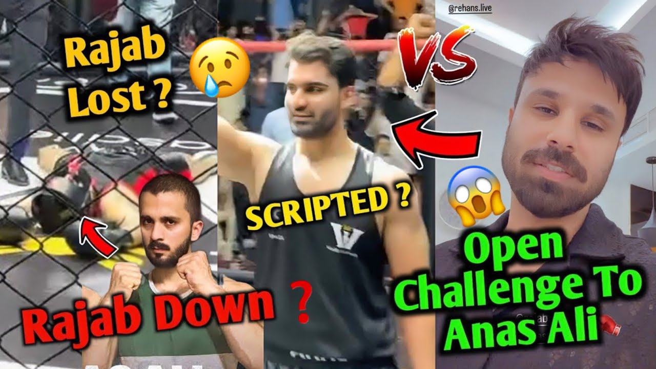 Rajab Butt VS Anas Ali Boxing Match | Rahim Challenged To Anas Ali😱 | Reality?? | FK Studio ...