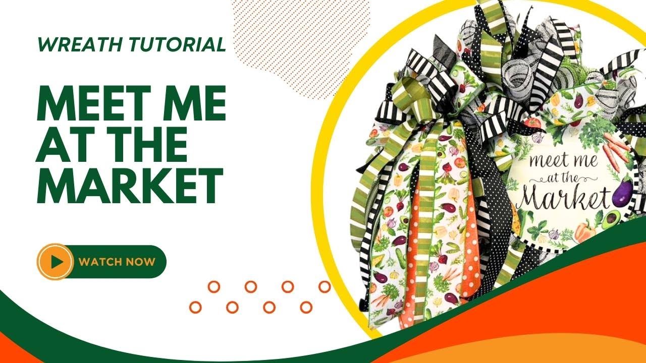 Veggie Wreath Tutorial with Trendy Tree Products - YouTube