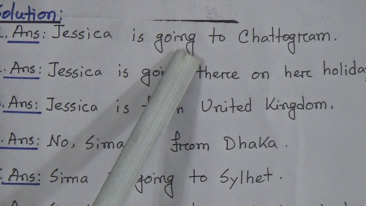 Class: Five, Subject: English, Topic: Unit:1 (Lesson-1, 2, 3) - YouTube