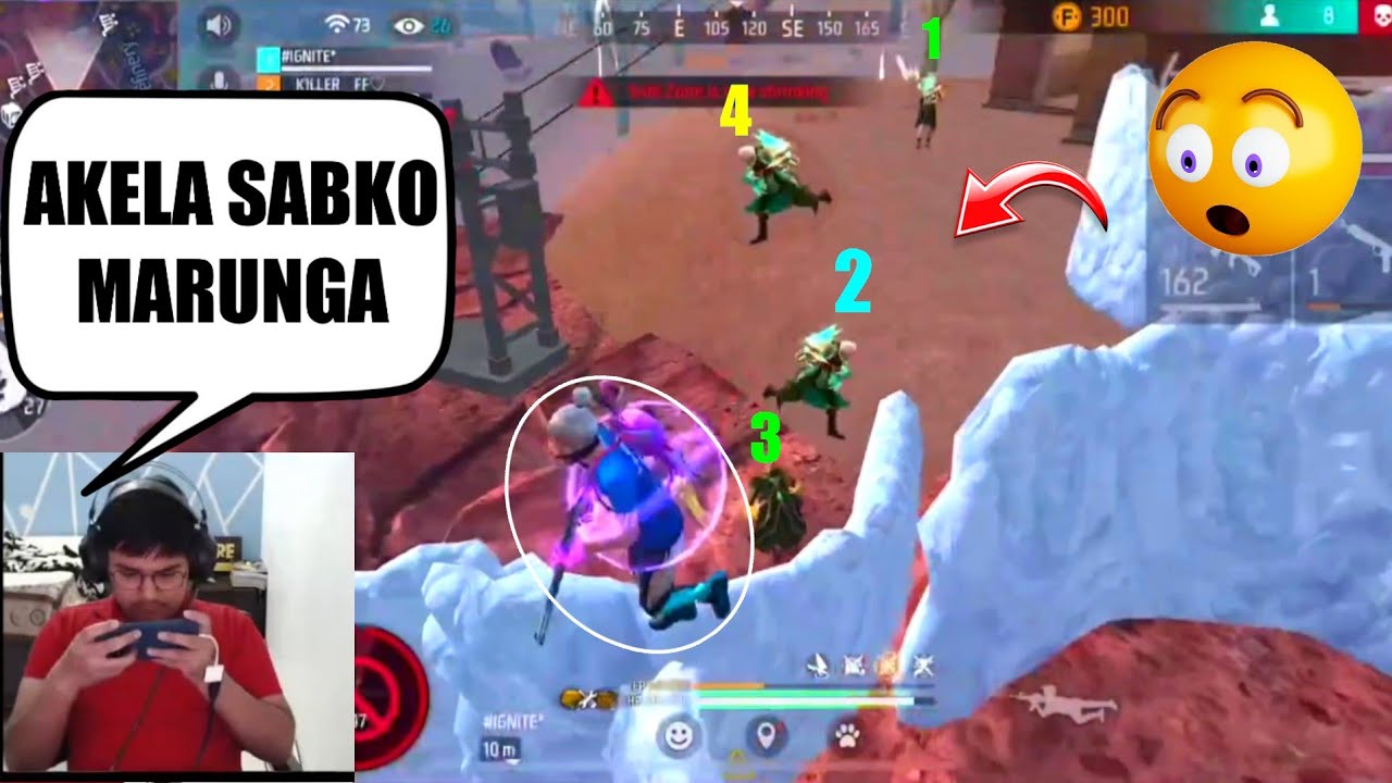 KILLER FF GOD MOOD IN TOURNAMENT - FREE FIRE ESPORTS TG DELETE, PAHADI ...