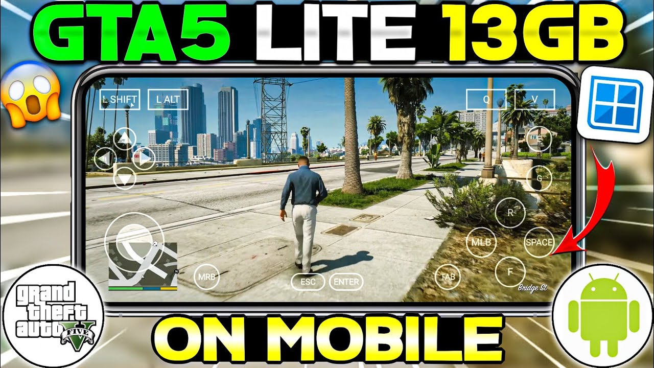 🔥 GTA 5 Lite Version Only 13GB On Android | Winlator Emulator Complete ...