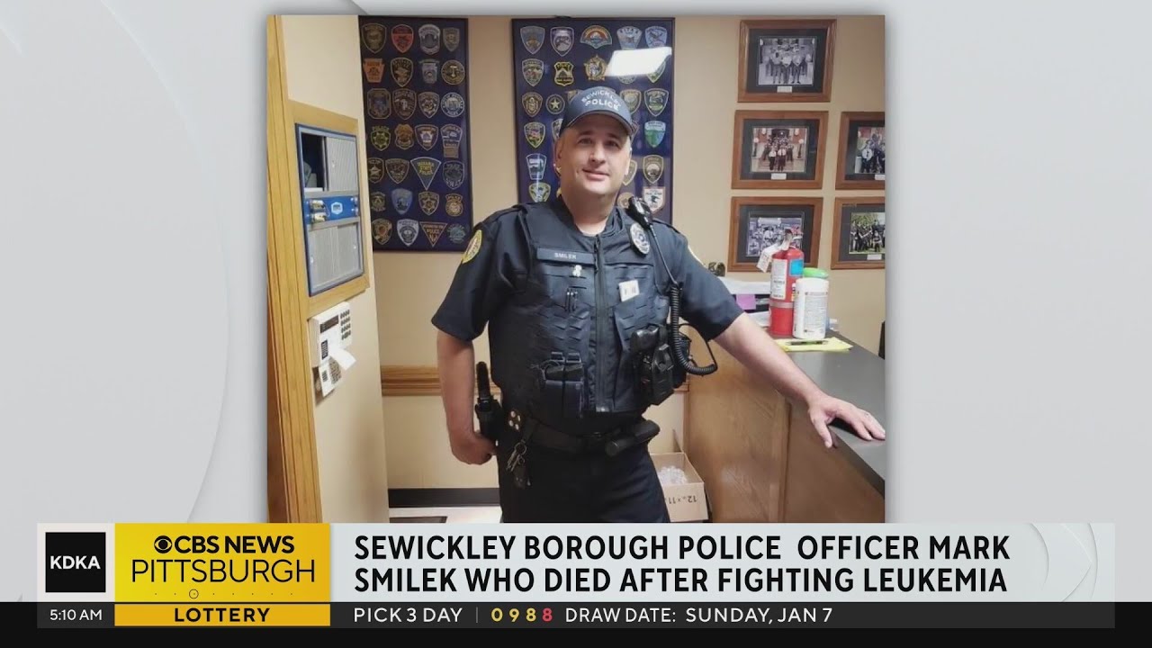 Sewickley Borough Police officer Mark Smilek passes away after battle ...