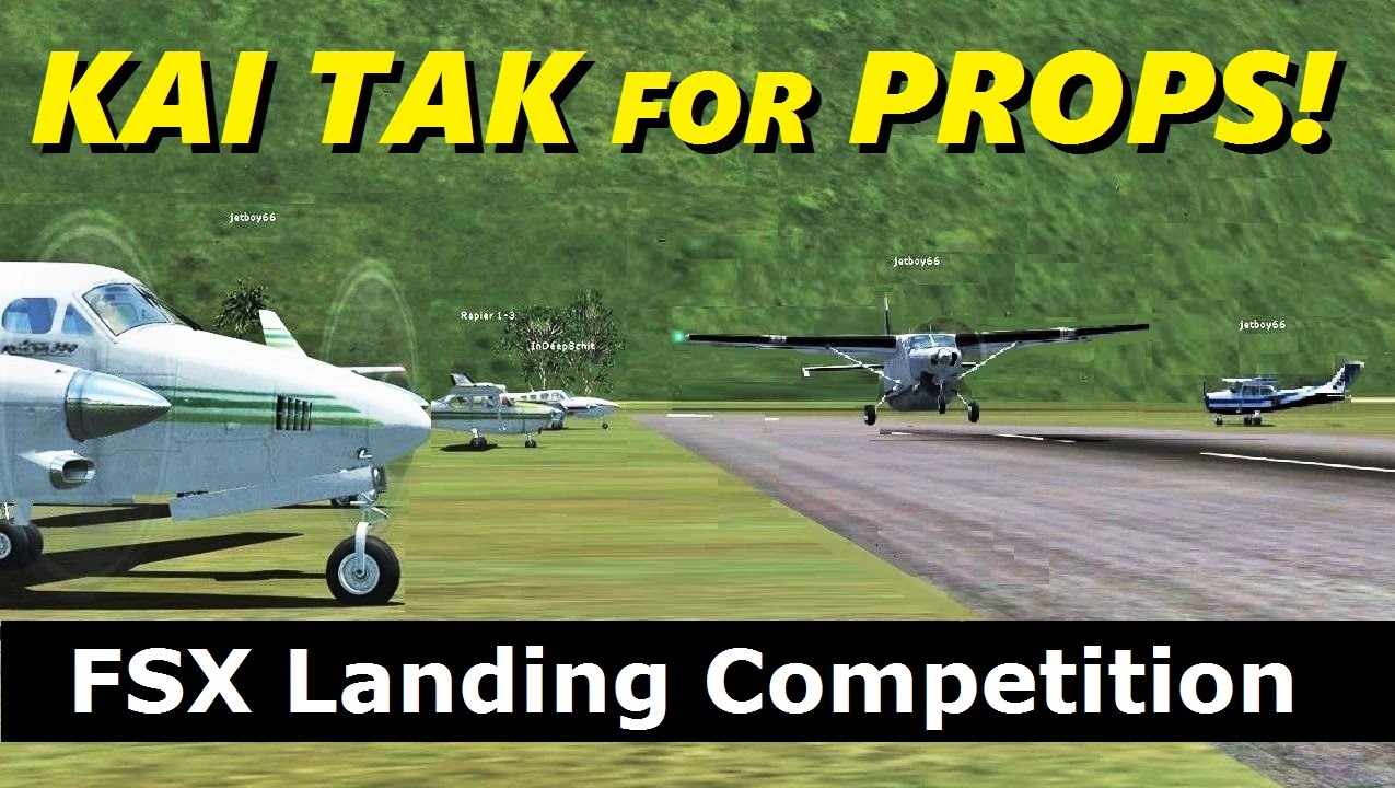 FSX Multiplayer Landing Competition: KAI TAK for PROPS? (Steam Edition ...