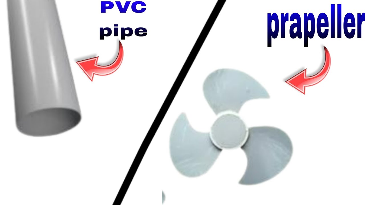 how to make mini propeller using PVC pipe at home #RVexperiment - YouTube
