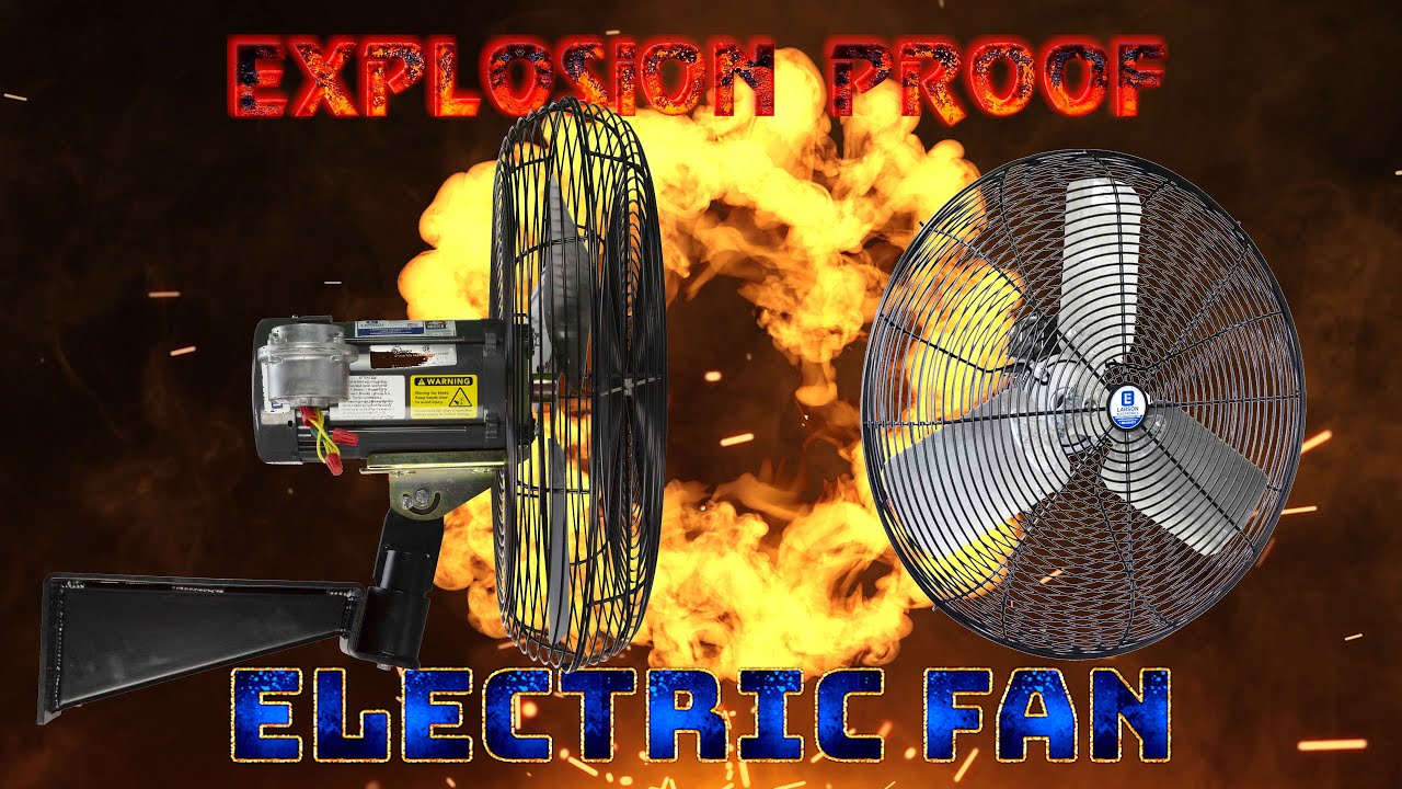 Electric Explosion Proof Fan - 7980 CFM - 24 inch - Wall or Ceiling ...