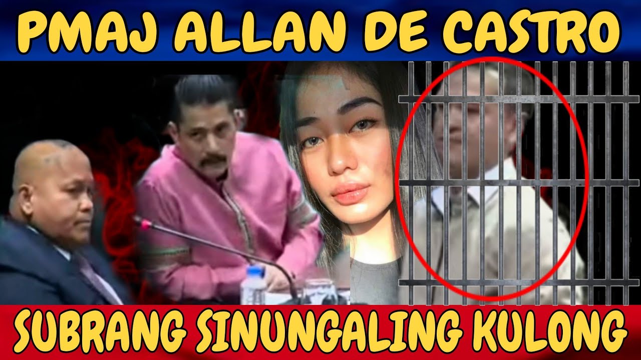 LATEST CAMILON CASE!PMAJ ALLAN DE CASTRO! KULONG SA SENADO! SUBRANG ...