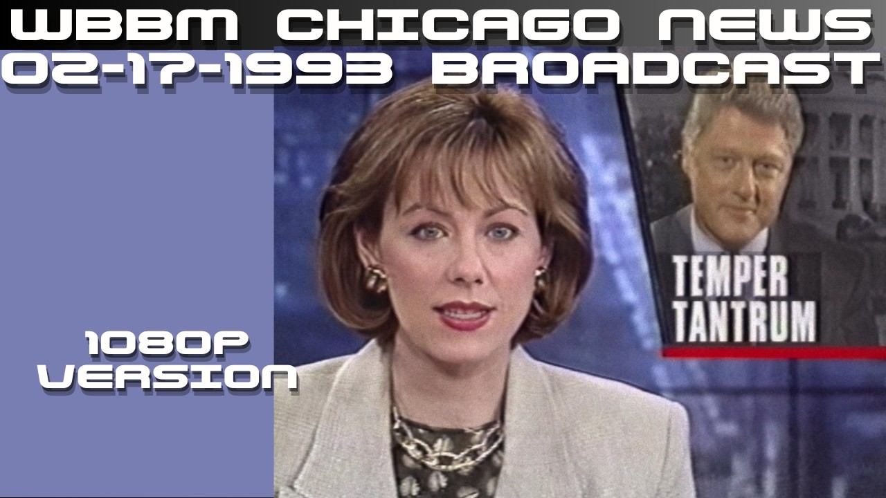 WBBM 2 Chicago News remastered from February 17, 1993 - YouTube