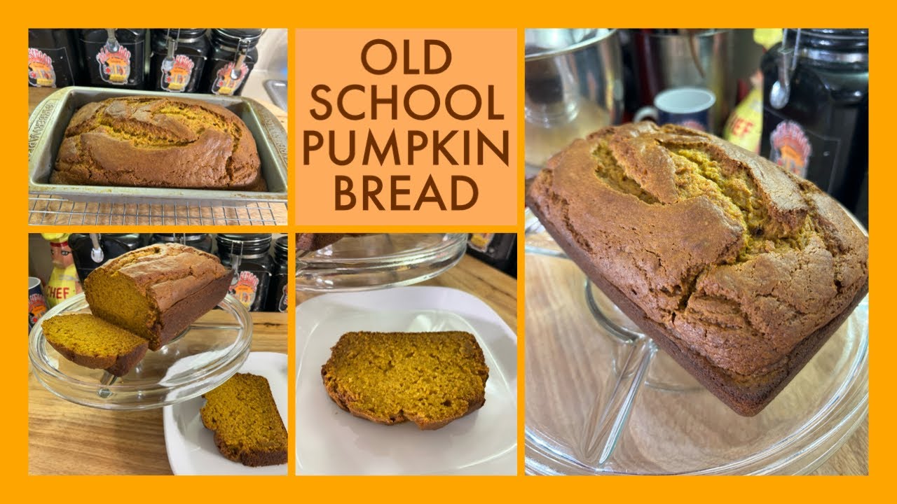 A Very Easy And Simple Fall & Holiday Recipe/Very Moist And Tasty /OLD SCHOOL PUMPKIN BREAD ...