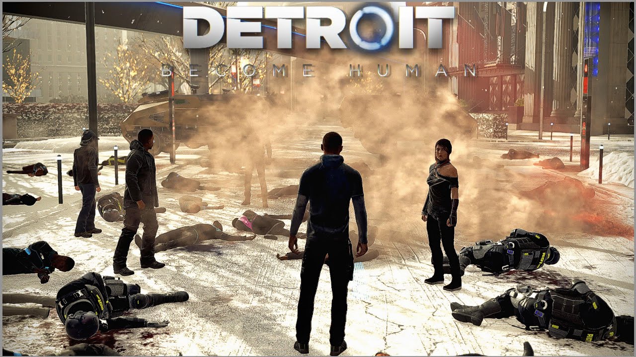 Freedom March-Androids Protest Against Humans | Detroit: Become Human ...