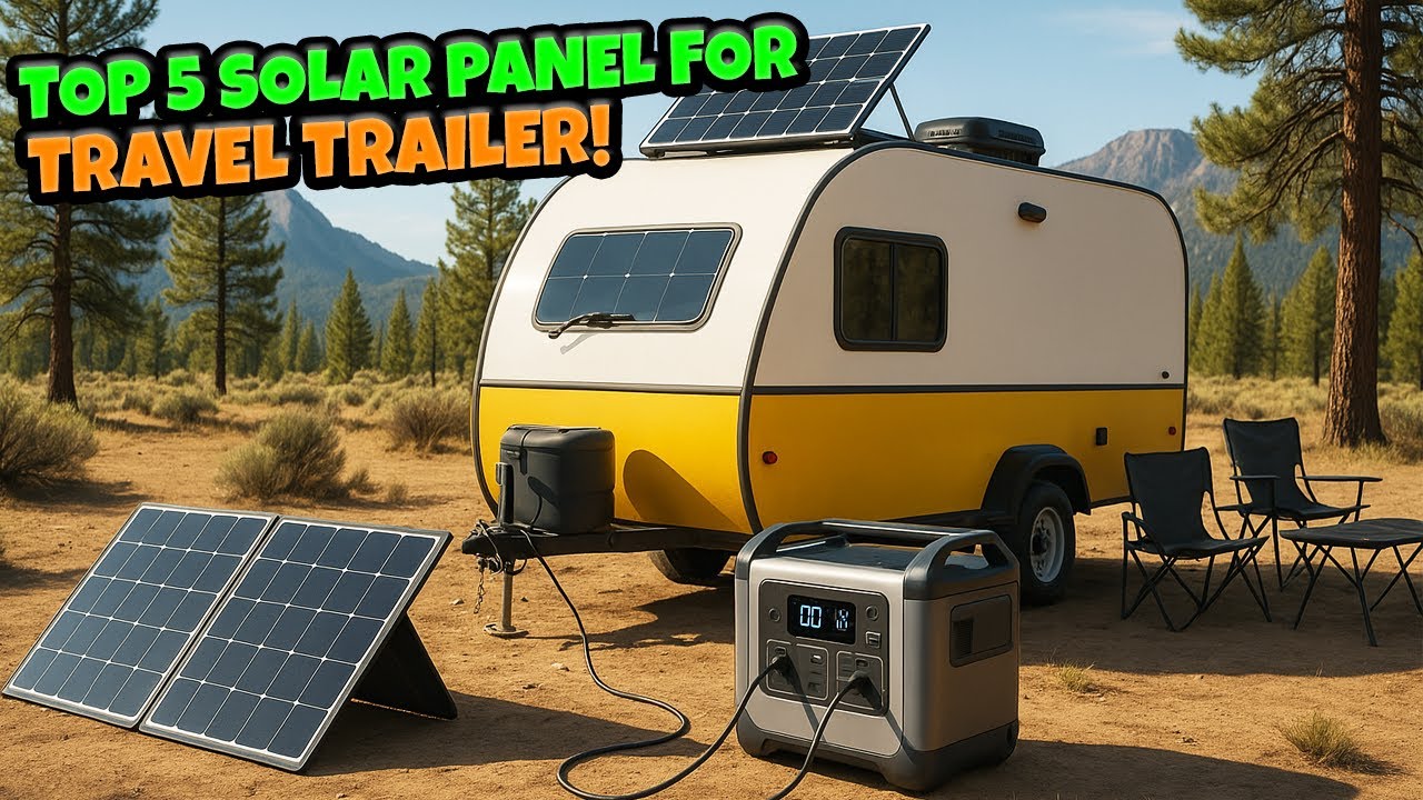 Top 5 Solar Panel For Travel Trailer!🔥🔥 - YouTube