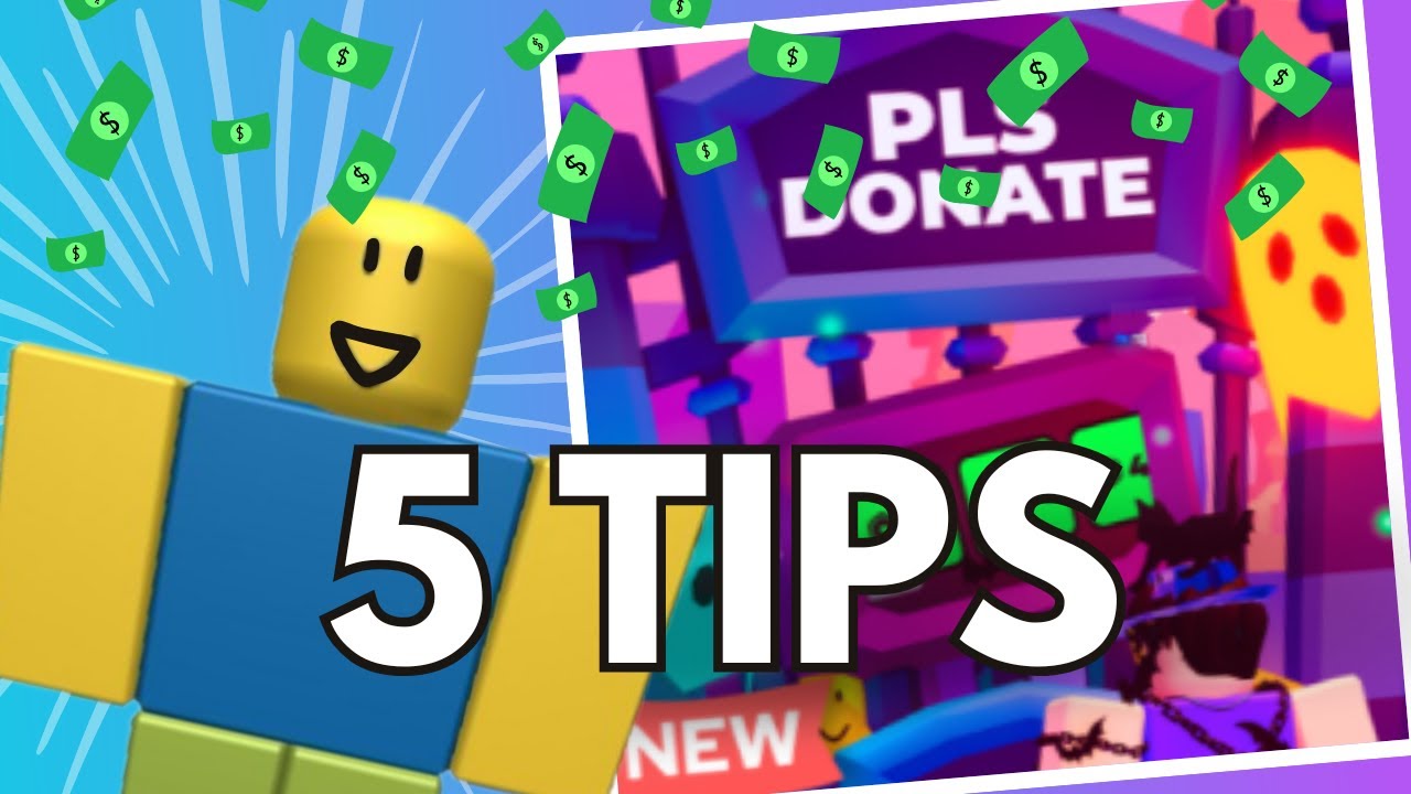 5 Pls Donate tips for noobs - YouTube
