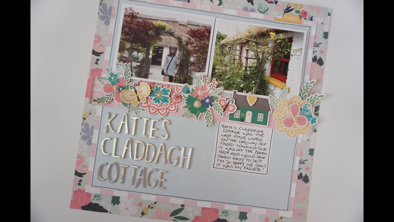 Scrapbook Layout #30 - YouTube