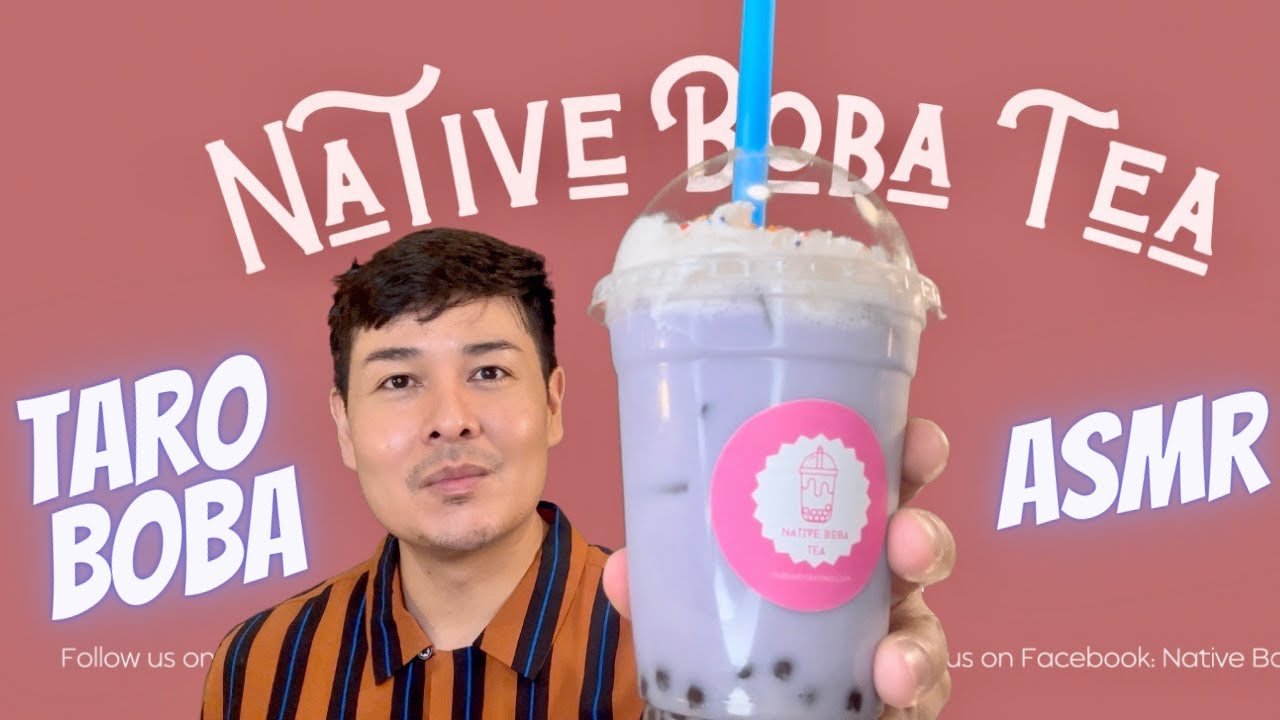 Welcome to Native Boba Tea Taro Boba ASMR - YouTube