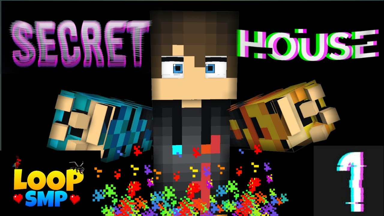 I Made a Secret House🏡 /first episode in loop smp #loopsmp #episode1 ...