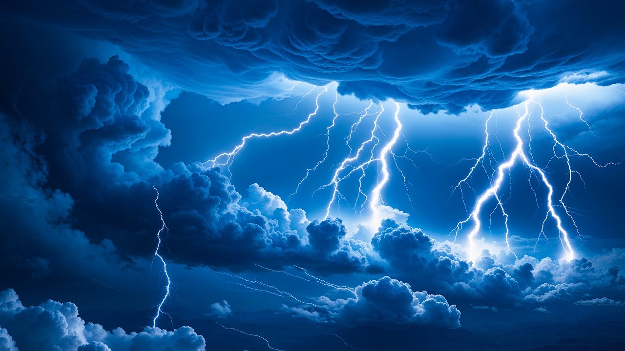 Goodbye Insomnia with Powerful Thunder, Strong Storm, Heavy Rainfall ...