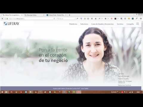 Liferay Portal CE 6.2. Primer contacto. - YouTube