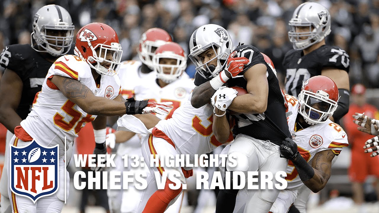 Chiefs vs. Raiders | Week 13 Highlights | NFL - YouTube