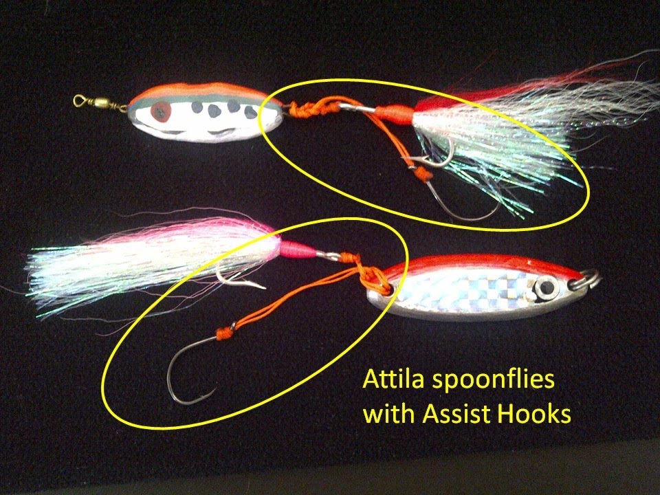 Saltwater Fishing Tackle - Tying an Assist Hook - YouTube