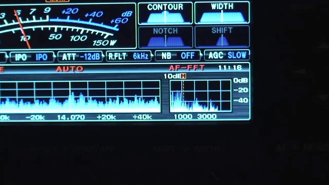 Yaesu FTdx-1200 FFT-1 Board - YouTube