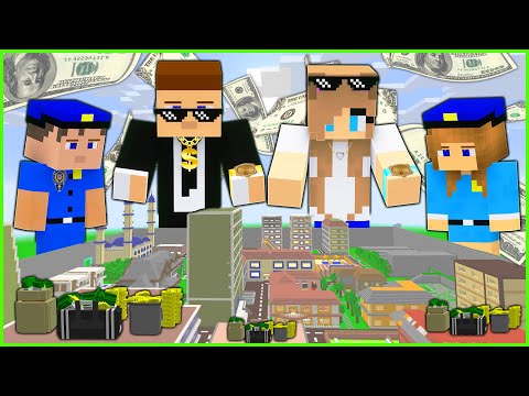 MİLYONER KEREM KOMİSER VE AİLESİ TÜM ŞEHRİ SATIN ALDI! 🤑 - Minecraft ZENGİN FAKİR HAYATI