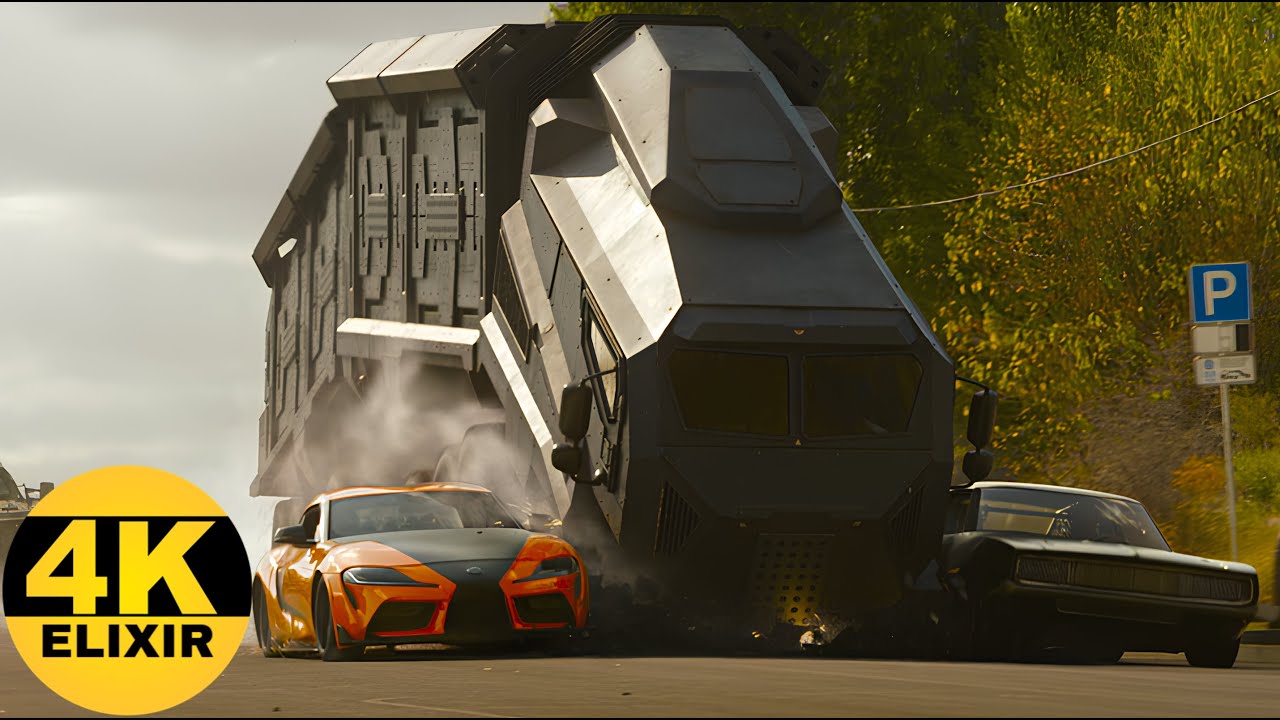 F9 The Fast Saga (2021) - "Flipping The Truck" (2021) Clip 2 4K BluRay ...