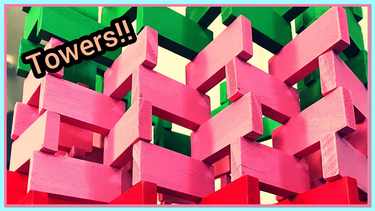 Experimenting with domino towers! | Domino tower - YouTube