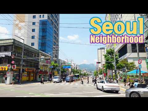Seúl, Corea - Tour a pie por el vecindario - 4K - Suyu 3-dong [Gangbuk-gu 3] 25(3)-12