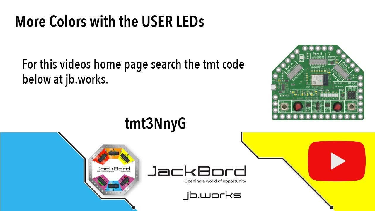 More Colors with the USER LEDs - YouTube