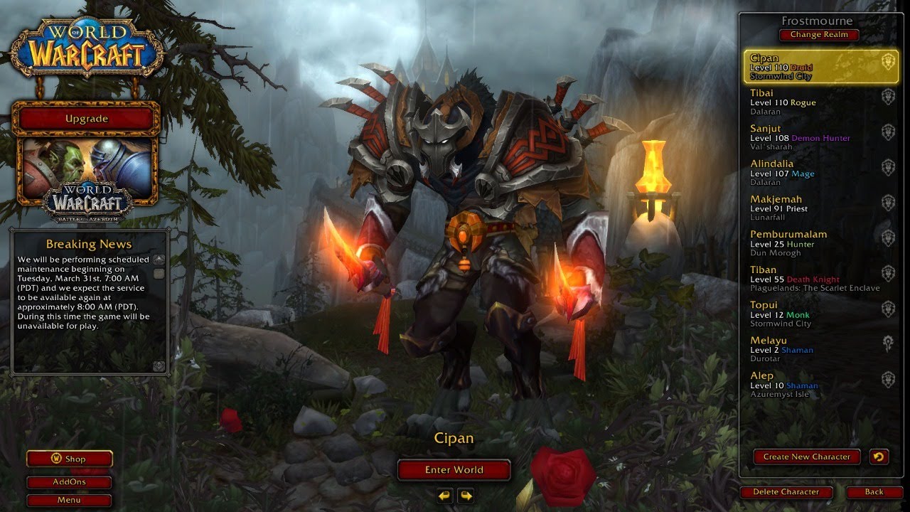 World of Warcraft Online (WOW) - LAYAN GAME SEMPENA PKP #StayAtHome ...