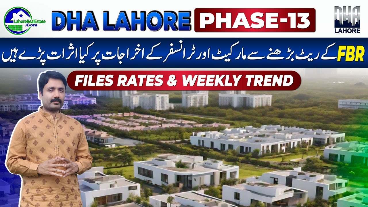 DHA Lahore Phase 13: File Rates Weekly Update & FBR Rates Impact on ...