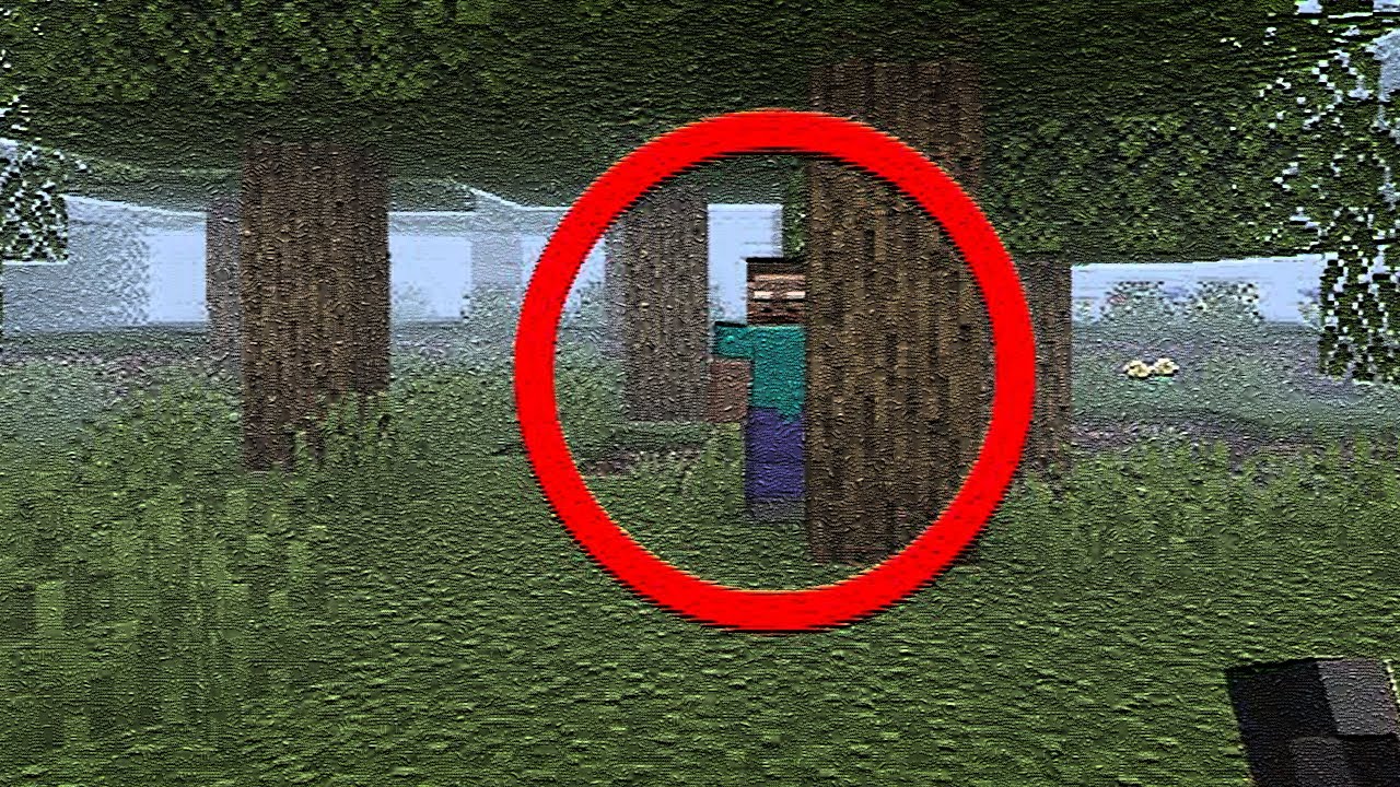 Seeking HEROBRINE in ALPHA Minecraft - YouTube