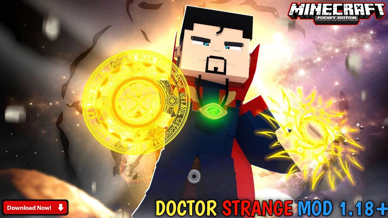 √doctor strange mod minecraft pe 1.18 |doctor strange addon mcpe |addon ...
