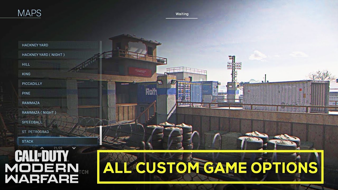 All Custom Game Settings (All Playable Maps/Rules/Game Modes) - Call of ...