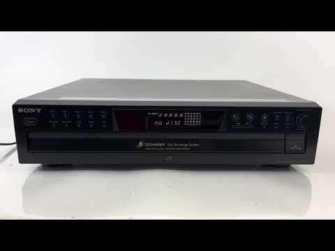 Sony CDP-CE275 5-Disc Carousel CD Compact Disc Changer Player - Audiophile - YouTube