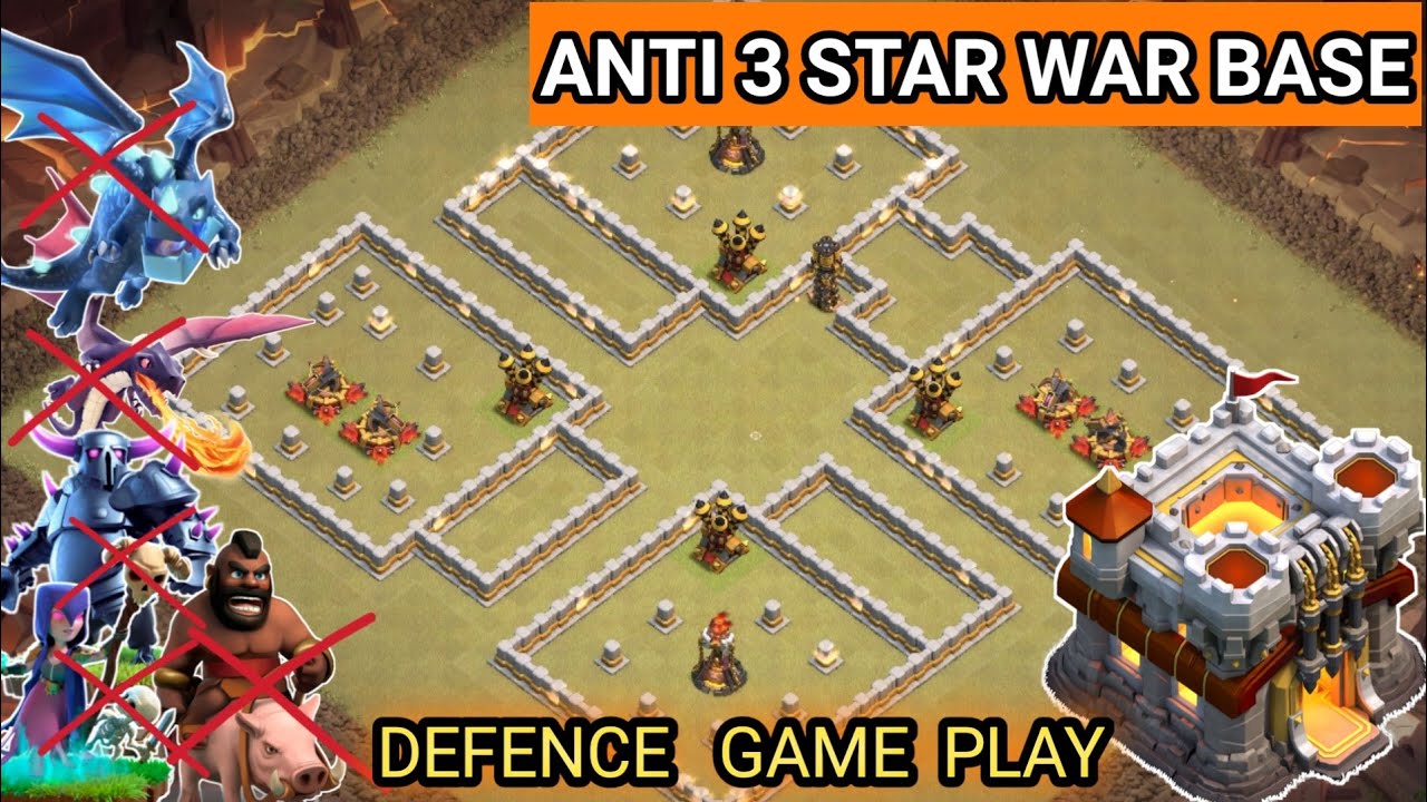 Th11 War Base | Clash of Clans Th11 War Base | Anti e Dag Base Th11 ...