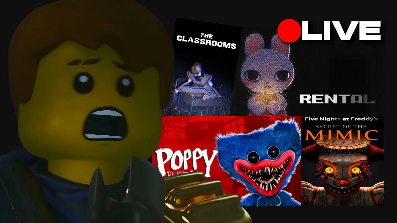 🔴It’s Horror Night! 👻 | Ninjago Chat? Q&A + Scary Games (FNAF ...