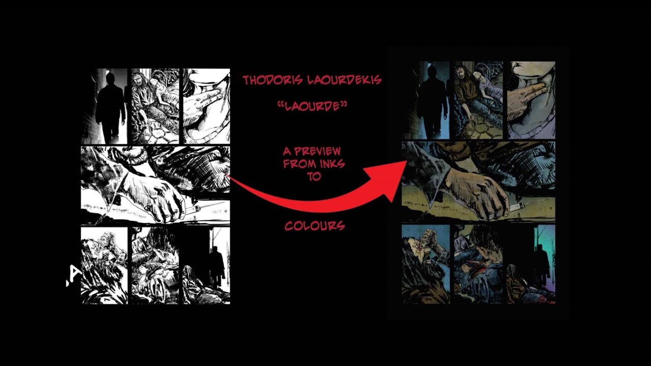 How to Quickly Coloring comics in Photoshop - YouTube